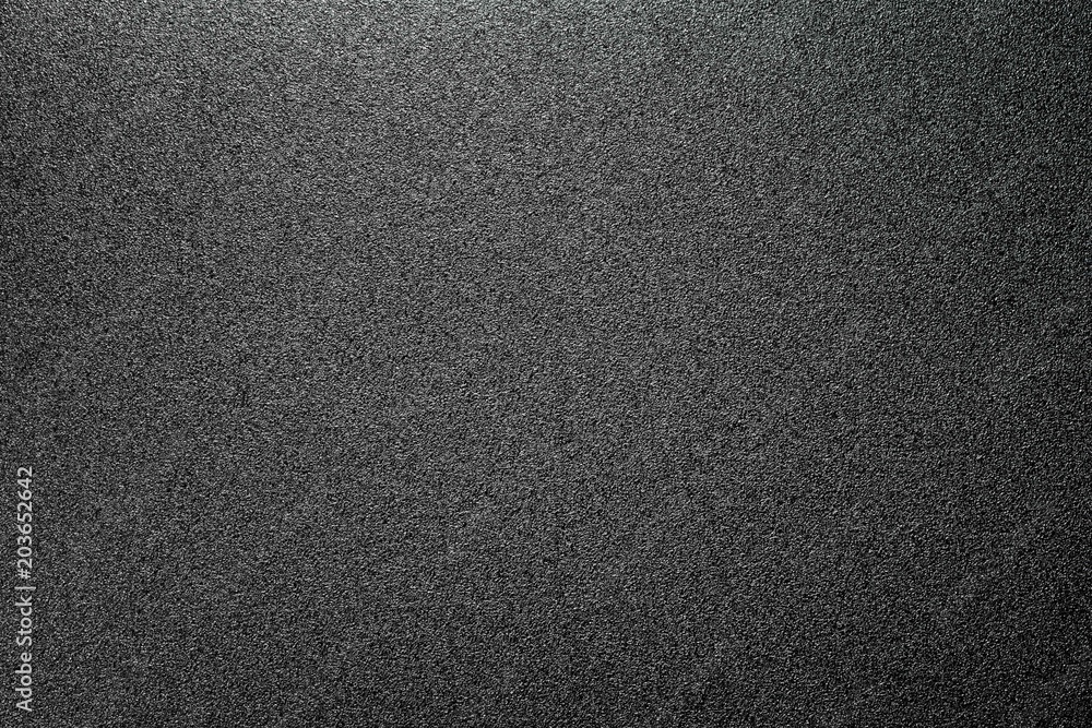 homogeneous matt texture of the tin surface, dark grey background Stock ...