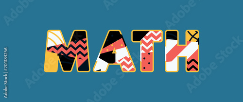Math Concept Word Art Illustration - Buy this stock vector and explore ...
