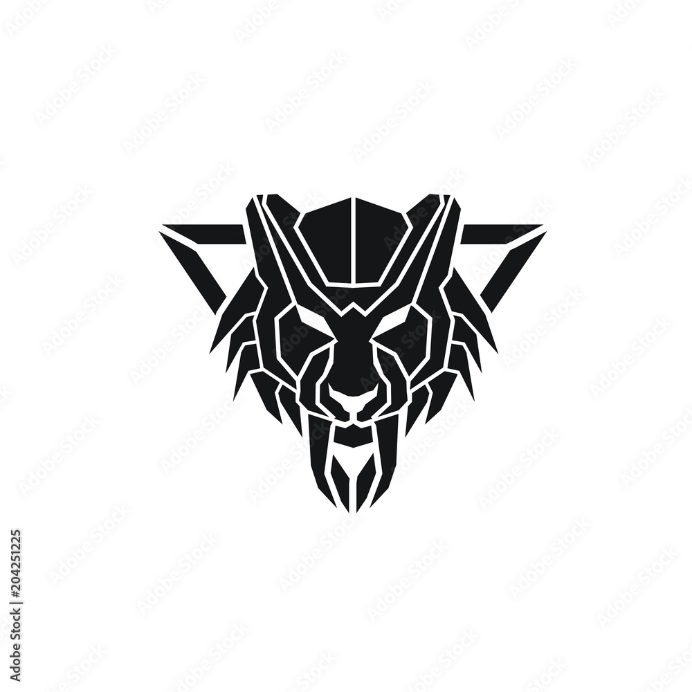 sabertooth clip art Stock Vector | Adobe Stock