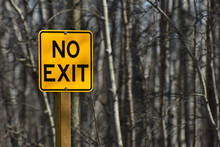 Road Sign No Exit Free Stock Photo - Public Domain Pictures