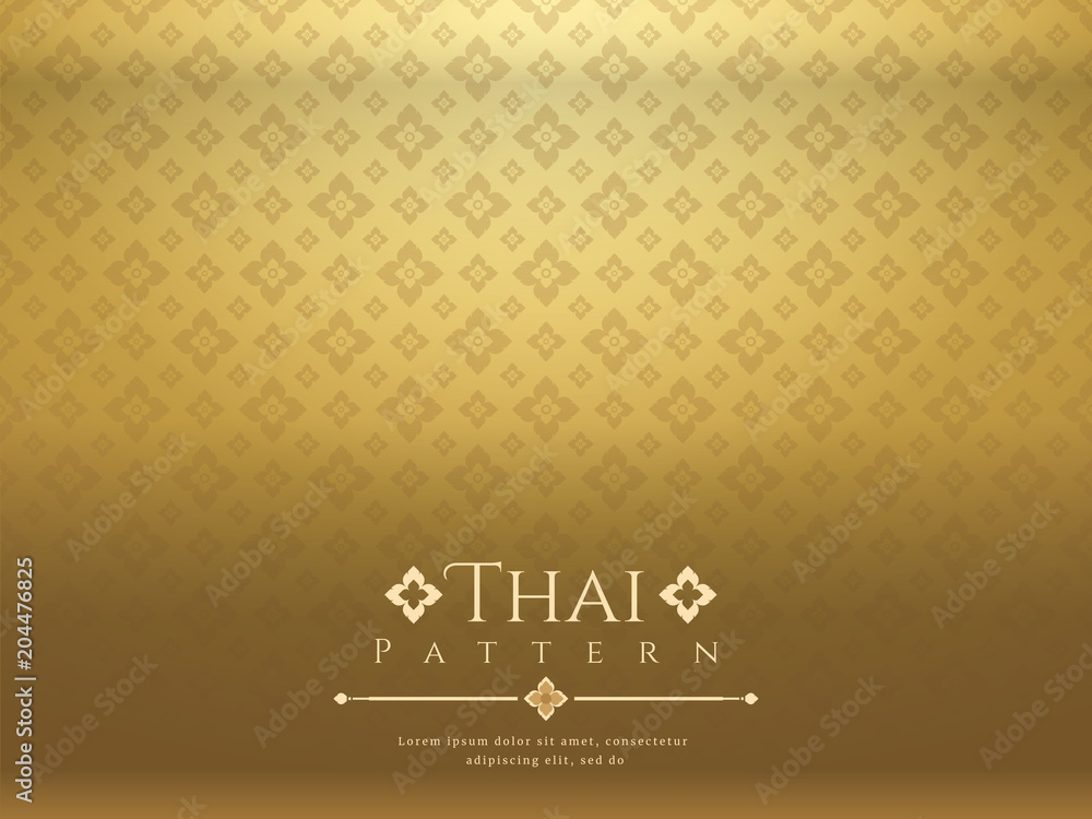 modern line Thai pattern traditional concept The Arts of Thailand Stock ...