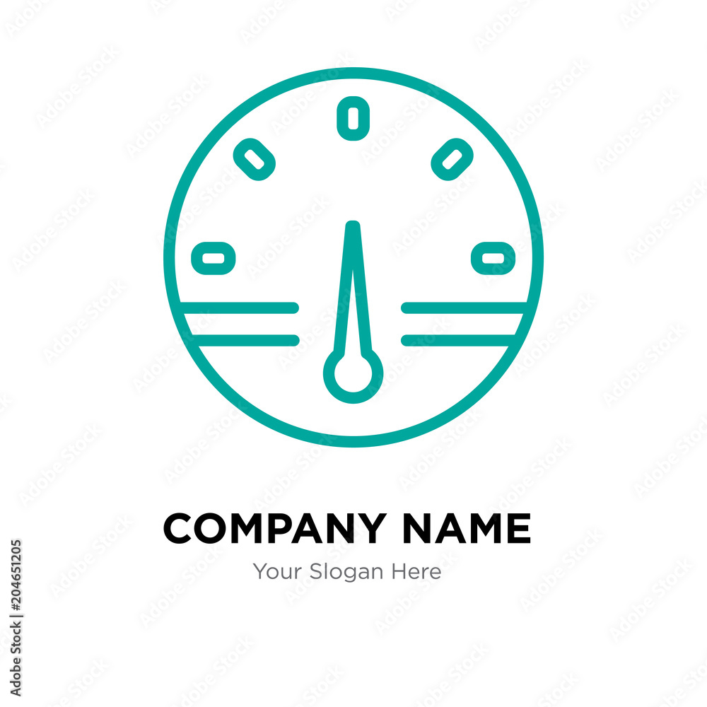 smart meter company logo design template, colorful vector icon for your ...