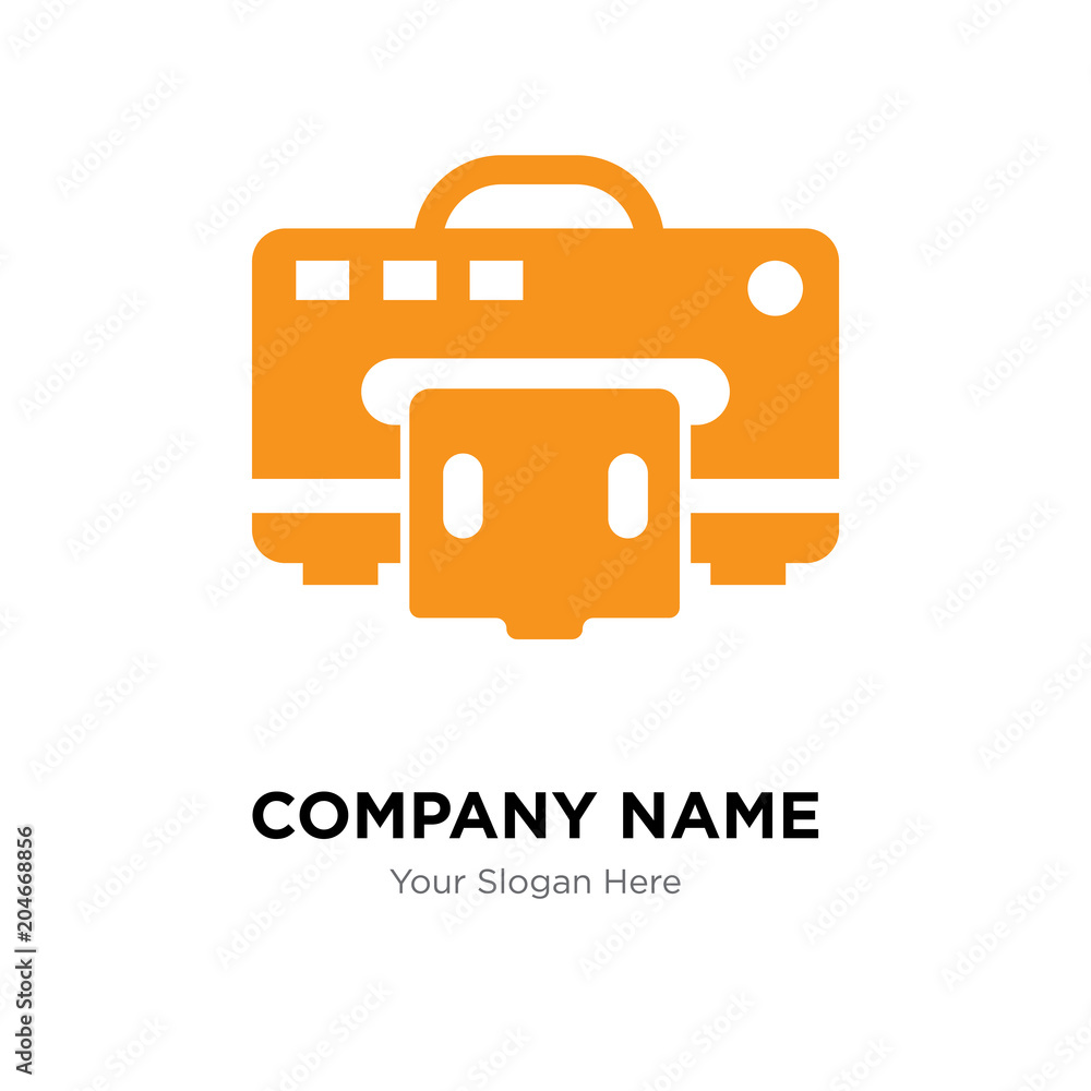 Printers company logo design template, colorful vector icon for your ...