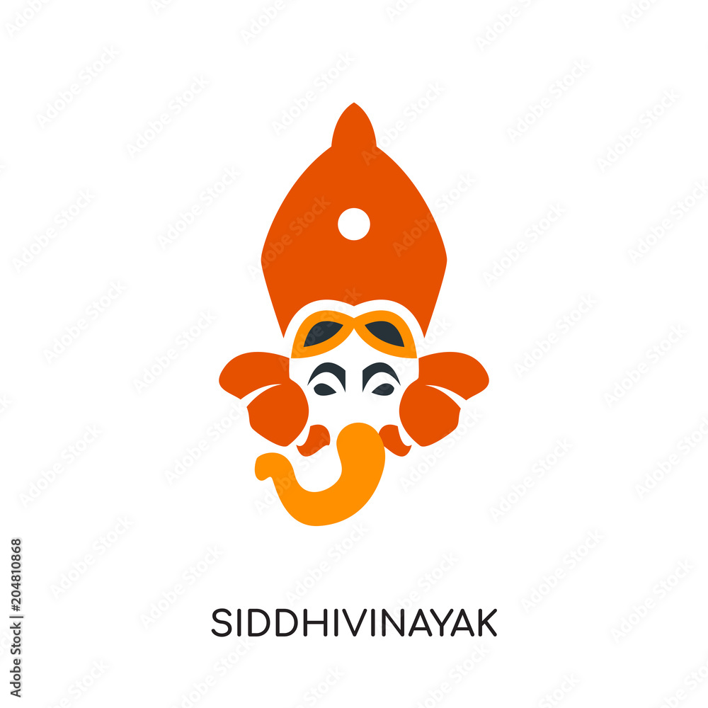 Siddhivinayak Logo Siddhivinayak Ganpati Stock Vector Images Alamy