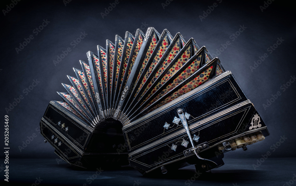 Stock-Foto „close up of an bandoneon“ | Adobe Stock