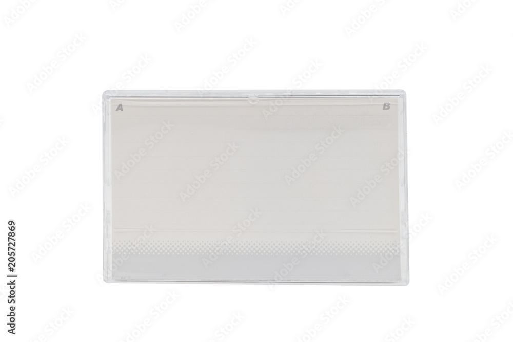 Стоковое фото «Blank cassette tape box design mockup, isolated.Vintage ...