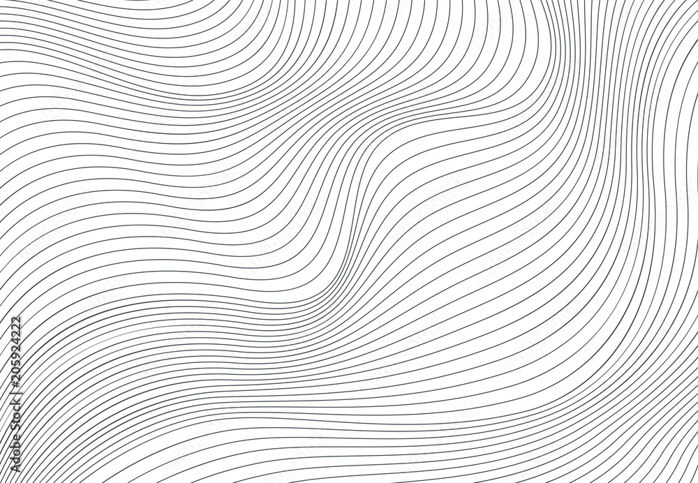 Wavy vector background Stock Vector | Adobe Stock