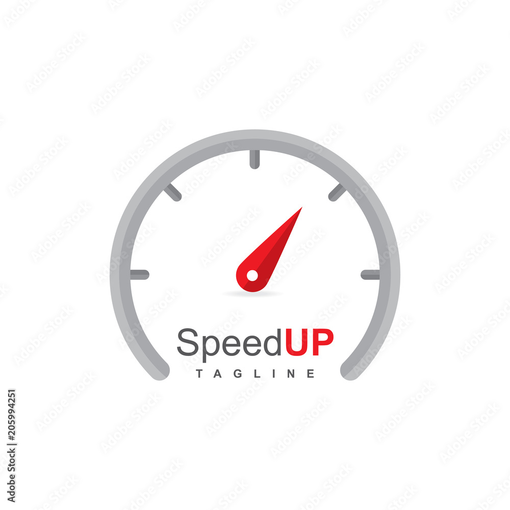 speed up logo design, rpm icon vector 素材庫向量圖 | Adobe Stock