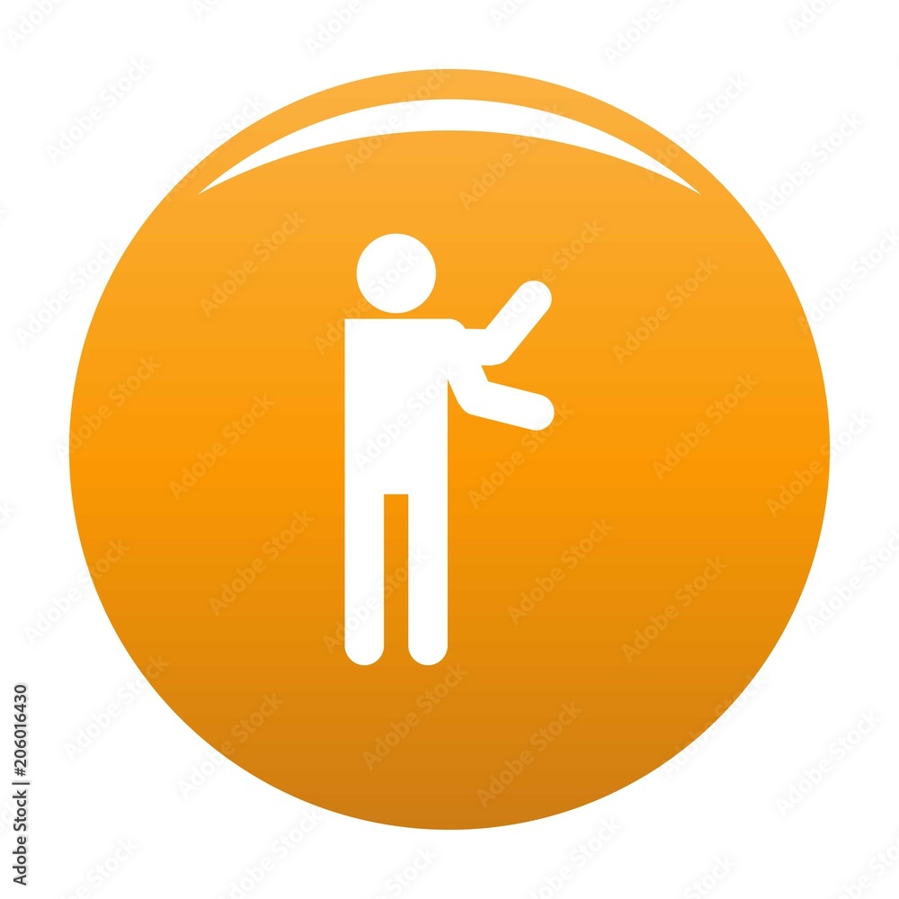 Stick figure stickman icon pictogram. Vector simple illustration of ...