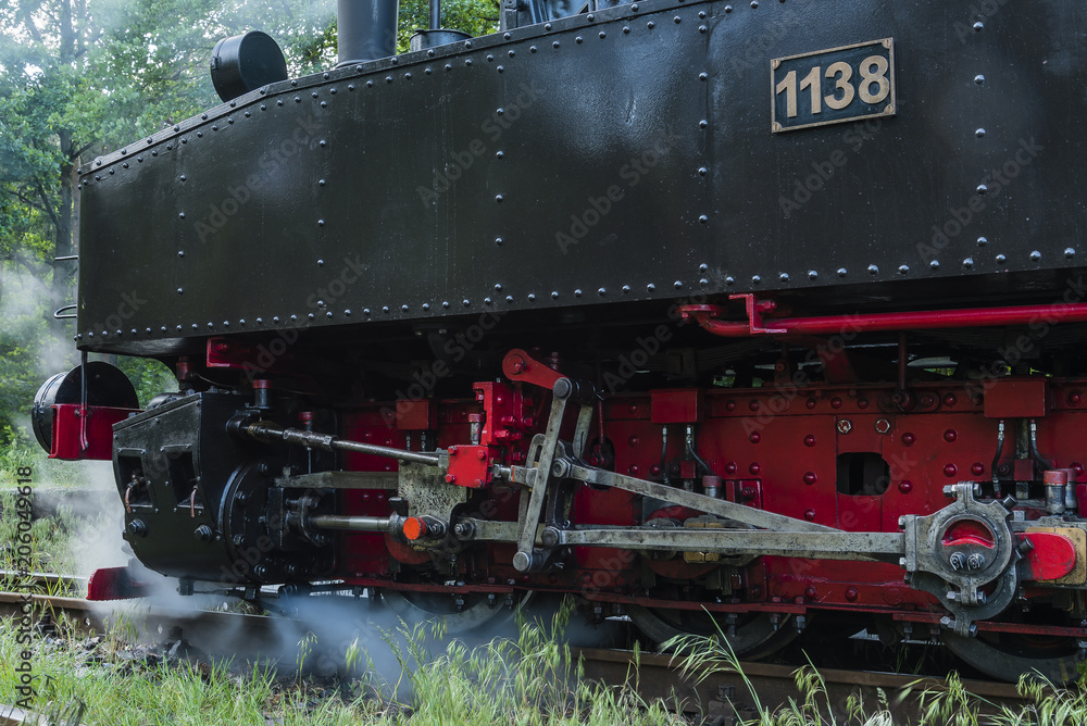 Antrieb einer Dampflokomotive, Eisenbahn, Kleine Dampflok ...