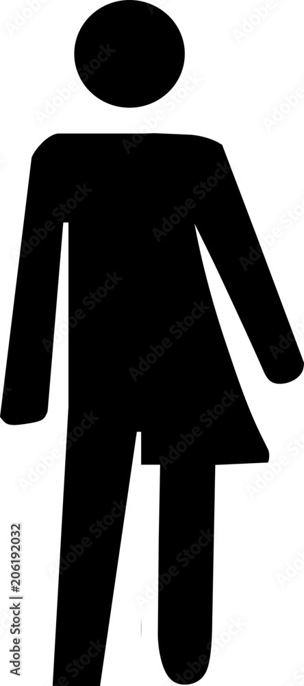 Transgender Toilet Sign bathroom Symbol Stock Vector | Adobe Stock