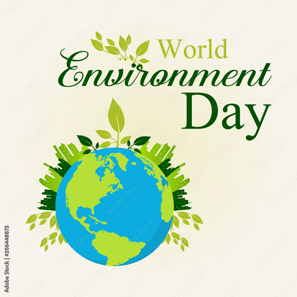 World environment day earth globe Stock Vector | Adobe Stock