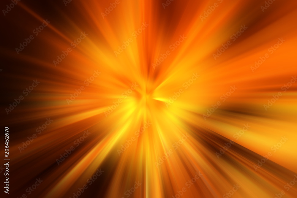 Explosion of light yellow orange Stock Photo | Adobe Stock