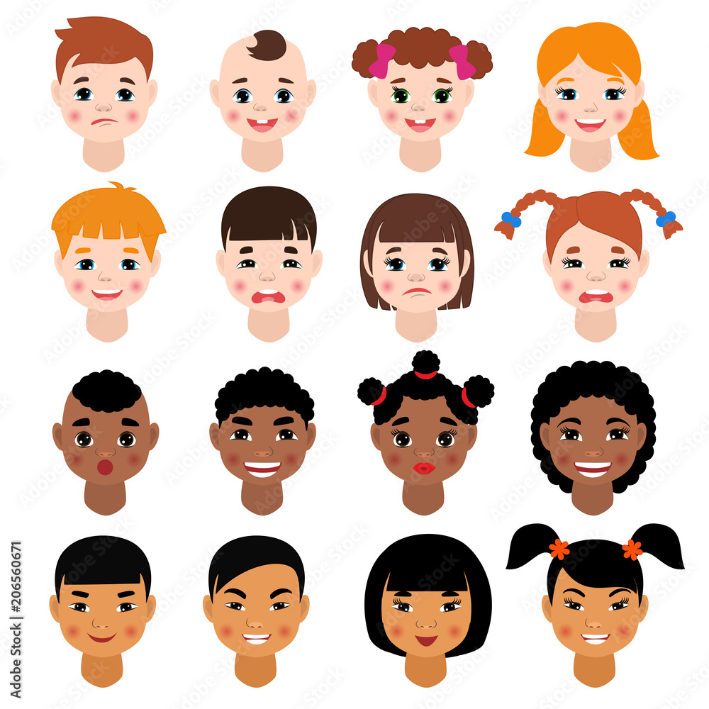 facial features vector