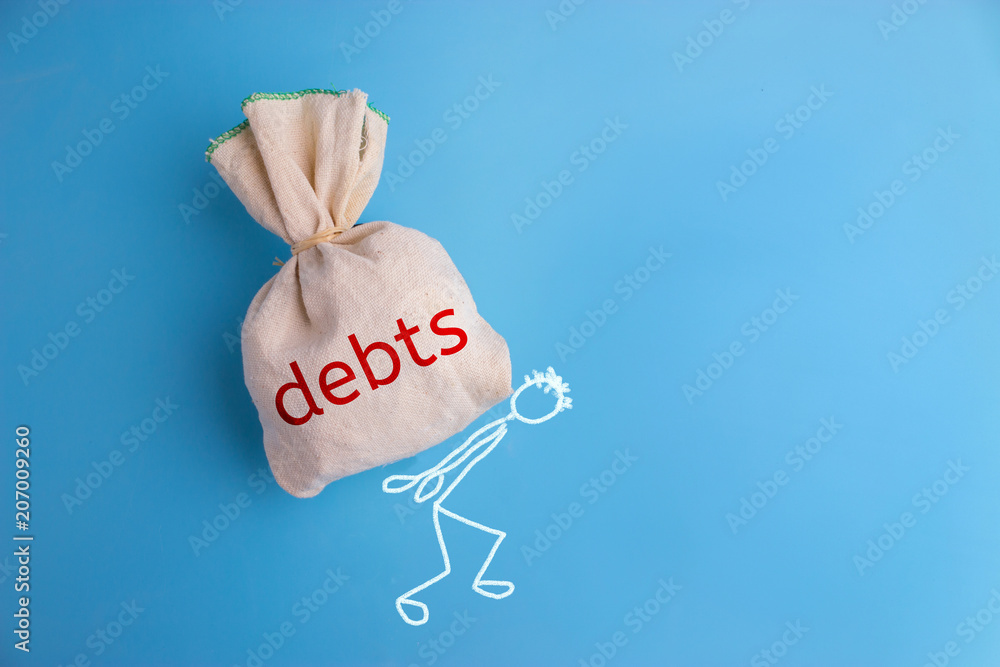 character carry heavy bag Stock Photo | Adobe Stock