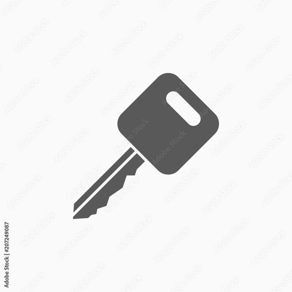 car key icon Stock Vector | Adobe Stock
