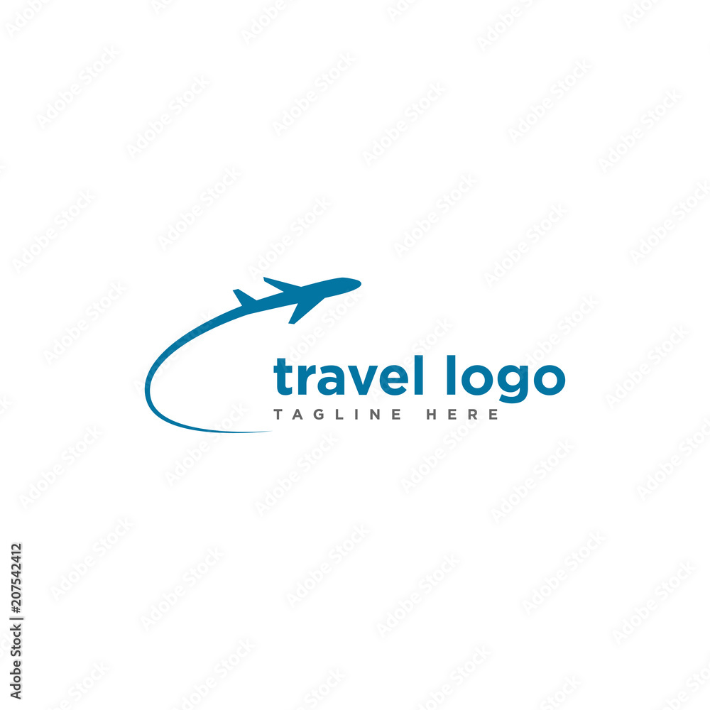 travel logo design template Stock Vector | Adobe Stock