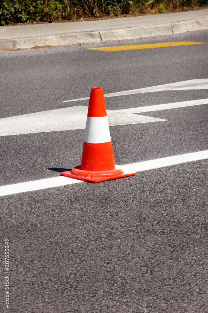 road construction cones