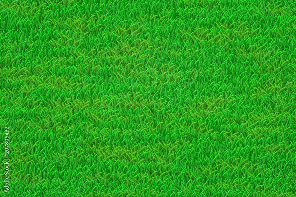 Green lawn illustration. Realistic grass texture. EPS 10 Stock Vector ...