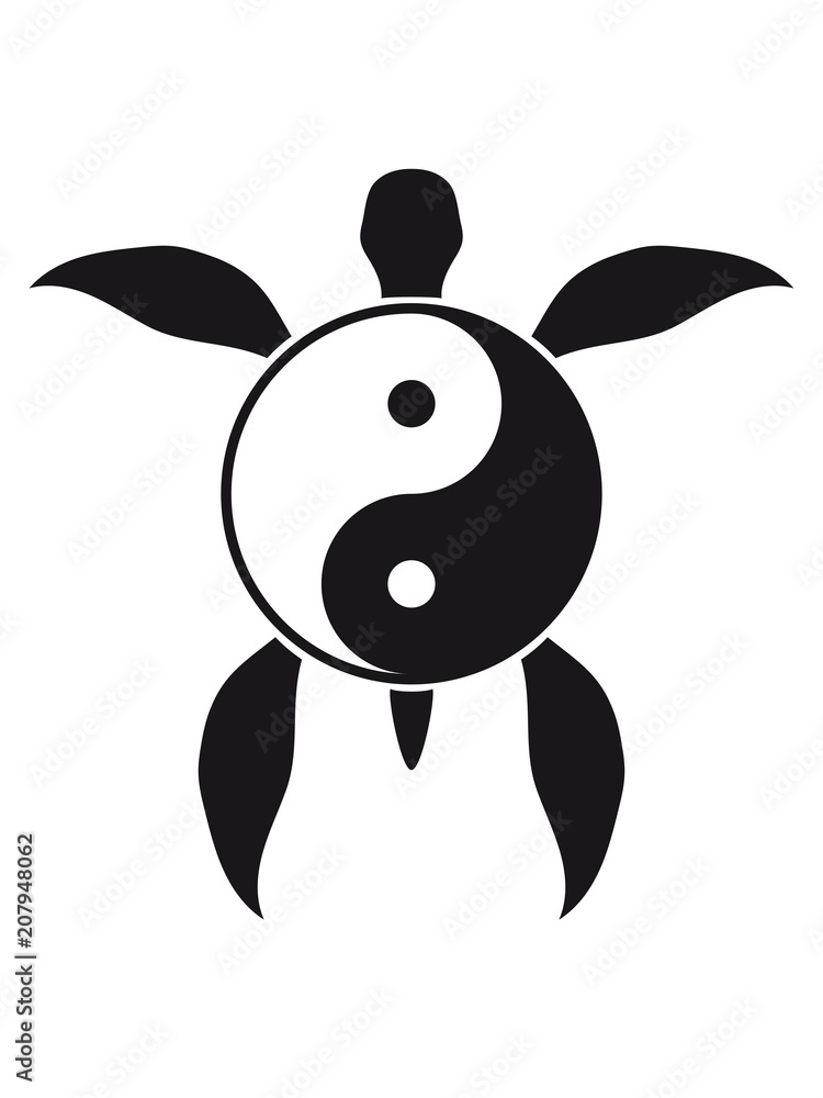 yin yang gleichgewicht zeichen symbol muster tattoo unterwasser wasser ...