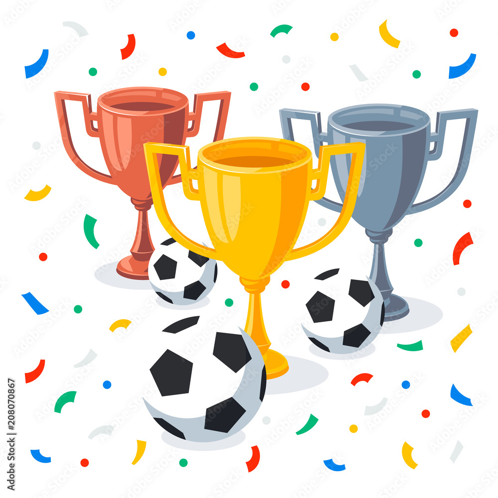 cartoon trophy cup