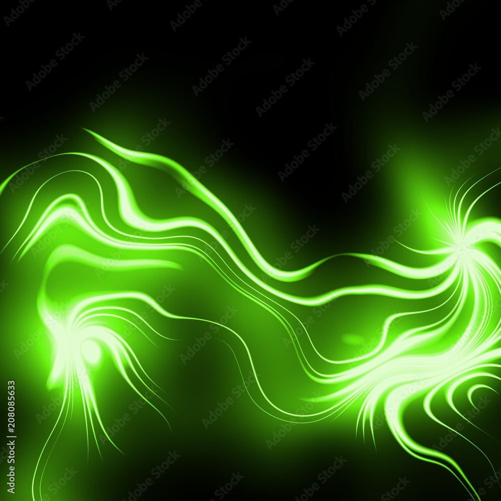 background green light