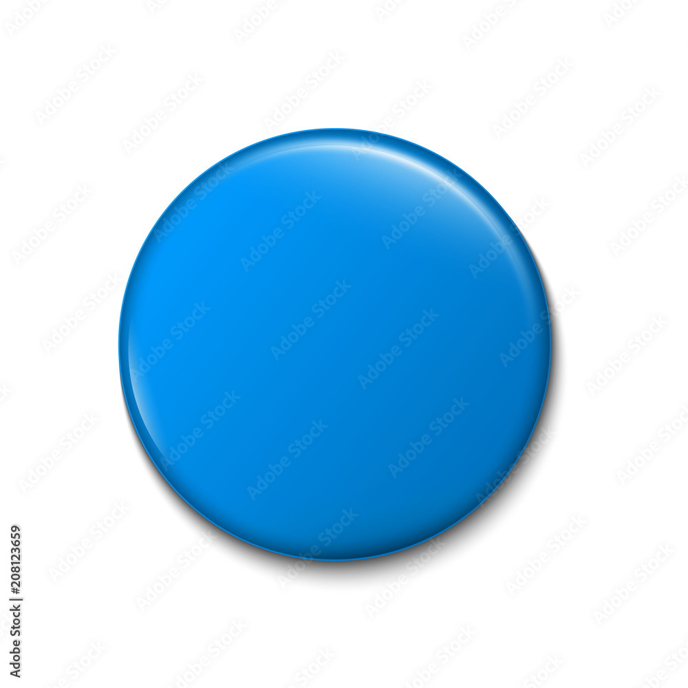 Creative vector illustration of 3d pin button isolated on transparent ...