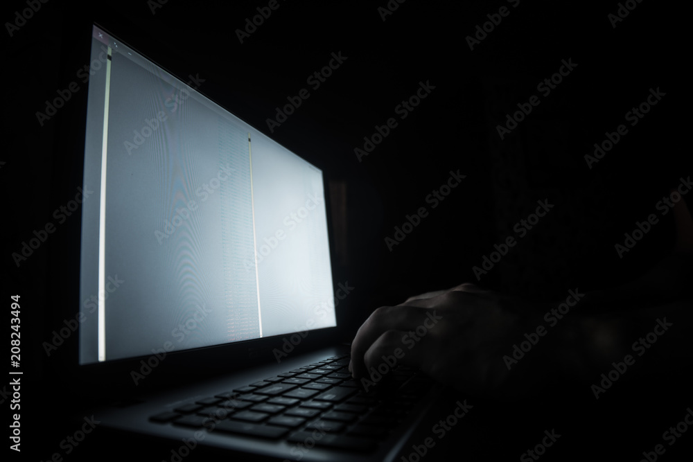 hacking the serve Russian hackerr in the dark web, Deep Web Stock Photo ...