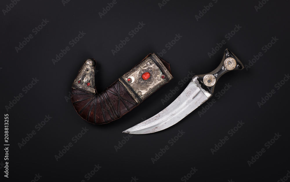 Ancient Arabian Dagger Stock Photo | Adobe Stock