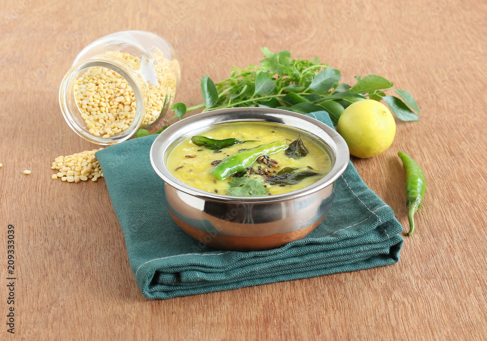 Dal curry, made from moong dal or mung, is a healthy, traditional and ...
