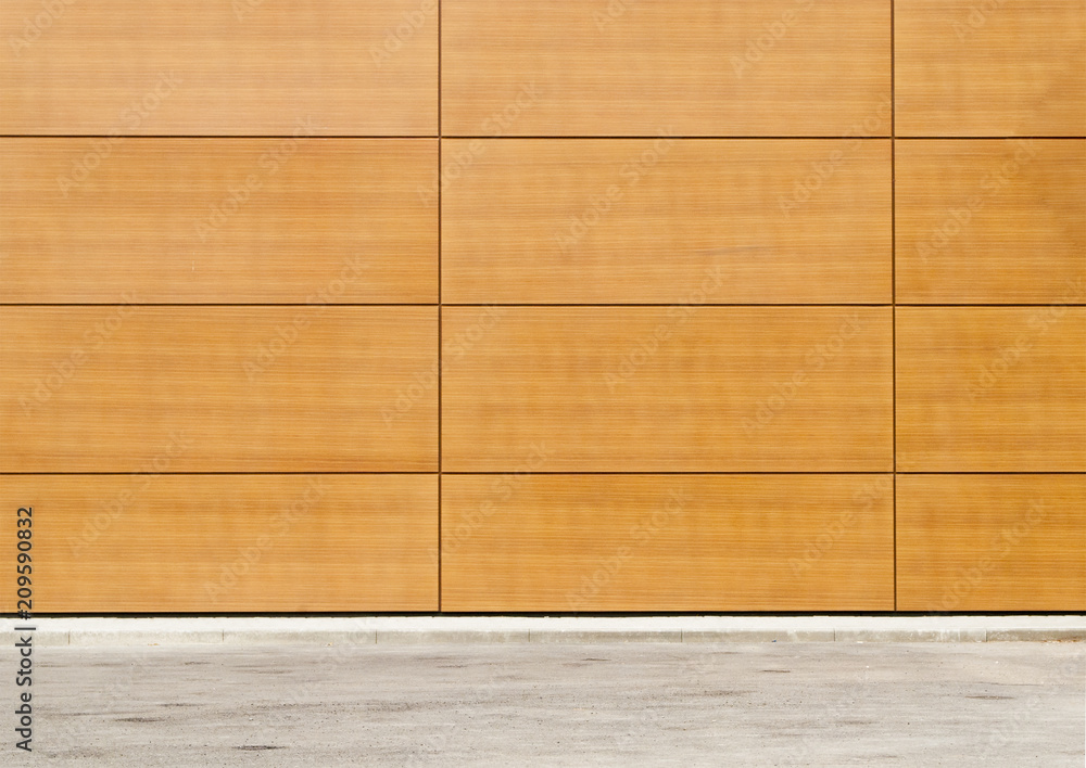 Foto de Stock Ipe siding. Wooden texture pattern siding exterior. Wood ...