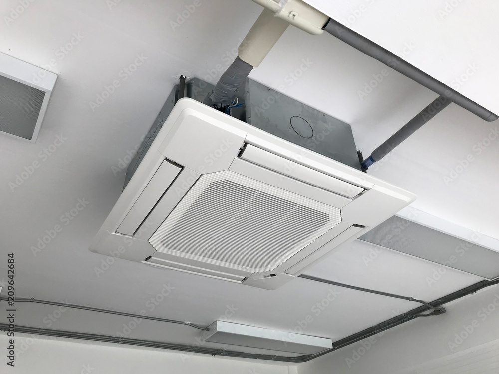 Ceiling type 4 directions air vent system hanging air conditioner unit ...