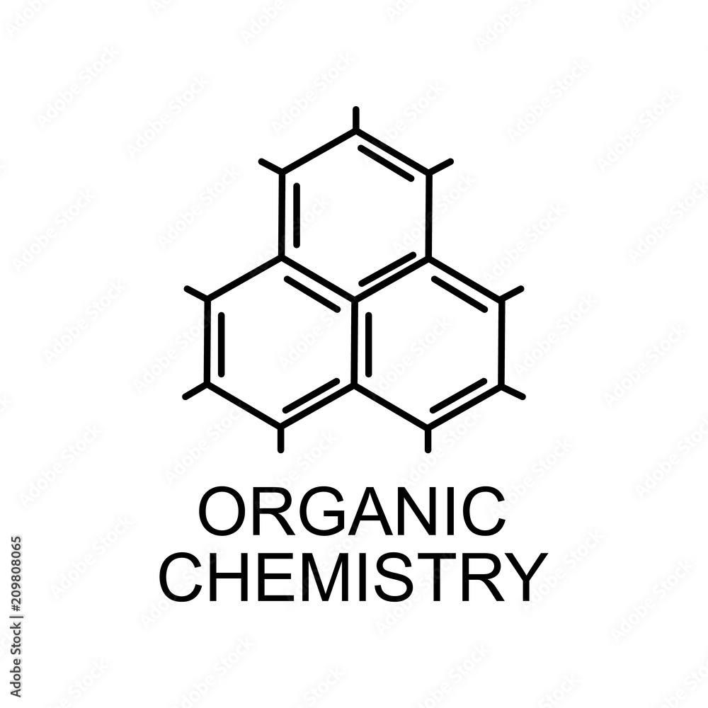 Organic Chemistry Logo Organic Chemistry Icon For Your Website, Logo,