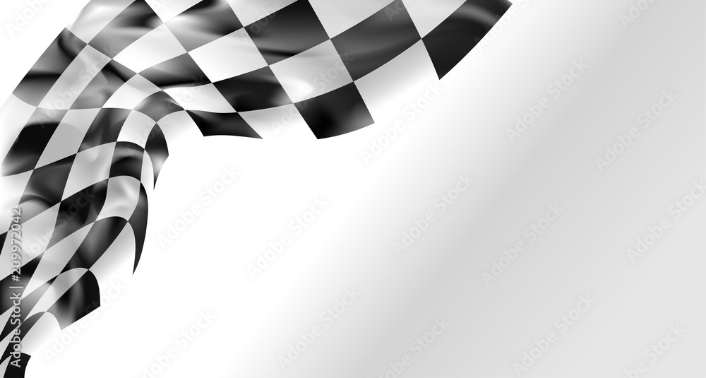 race flag checkered waving flag background Stock Vector | Adobe Stock