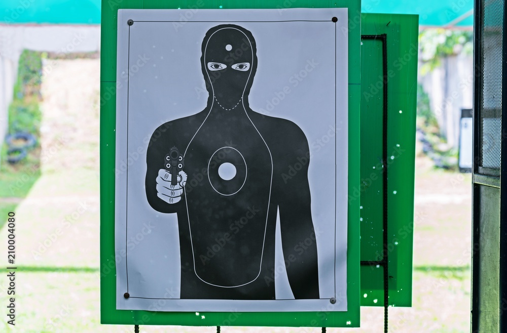 Target black silhouette of man. best for practicing aiming. THE Black ...