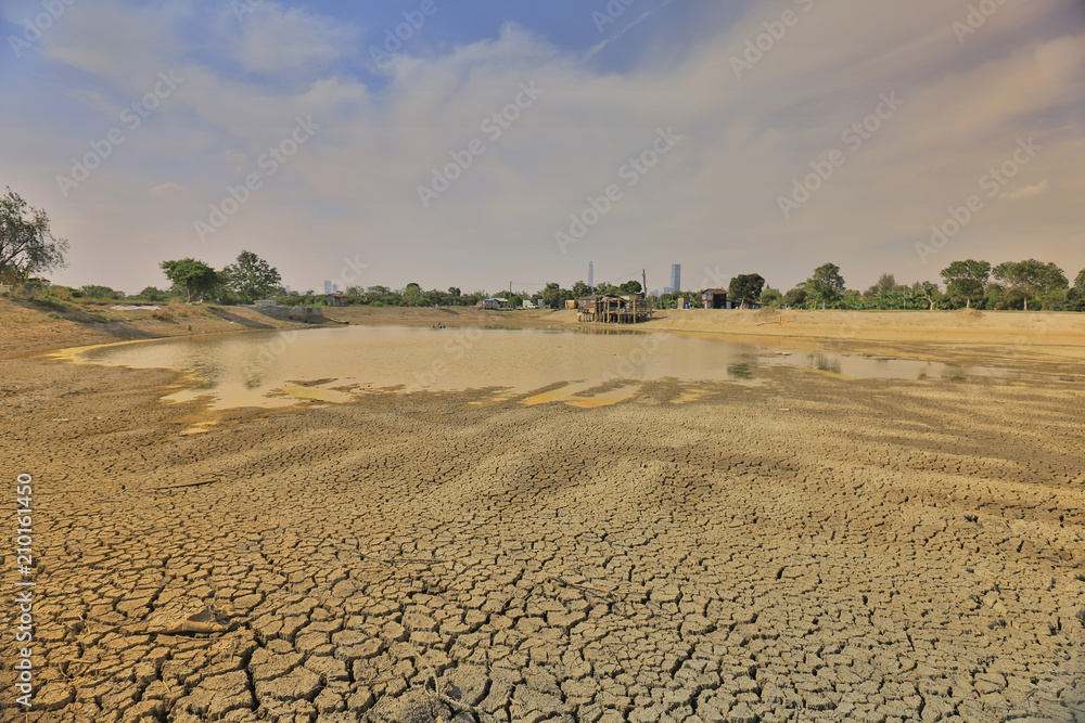 desert with wet place on it, Tai Sang Wai Stock Photo | Adobe Stock