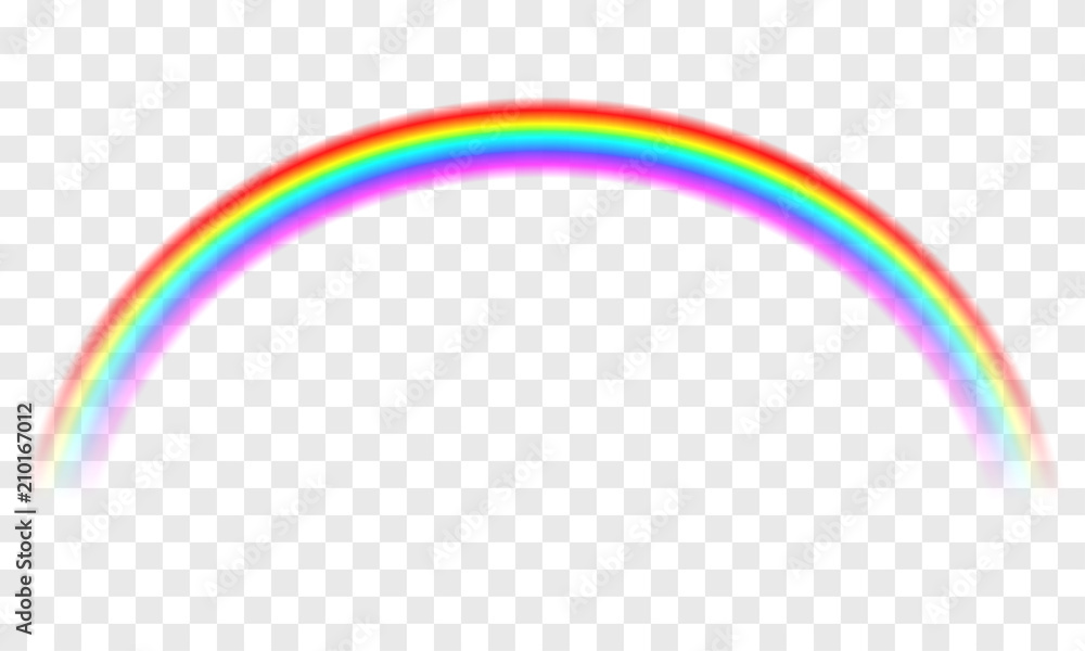 Vector rainbow arch illustration Stock Vector | Adobe Stock