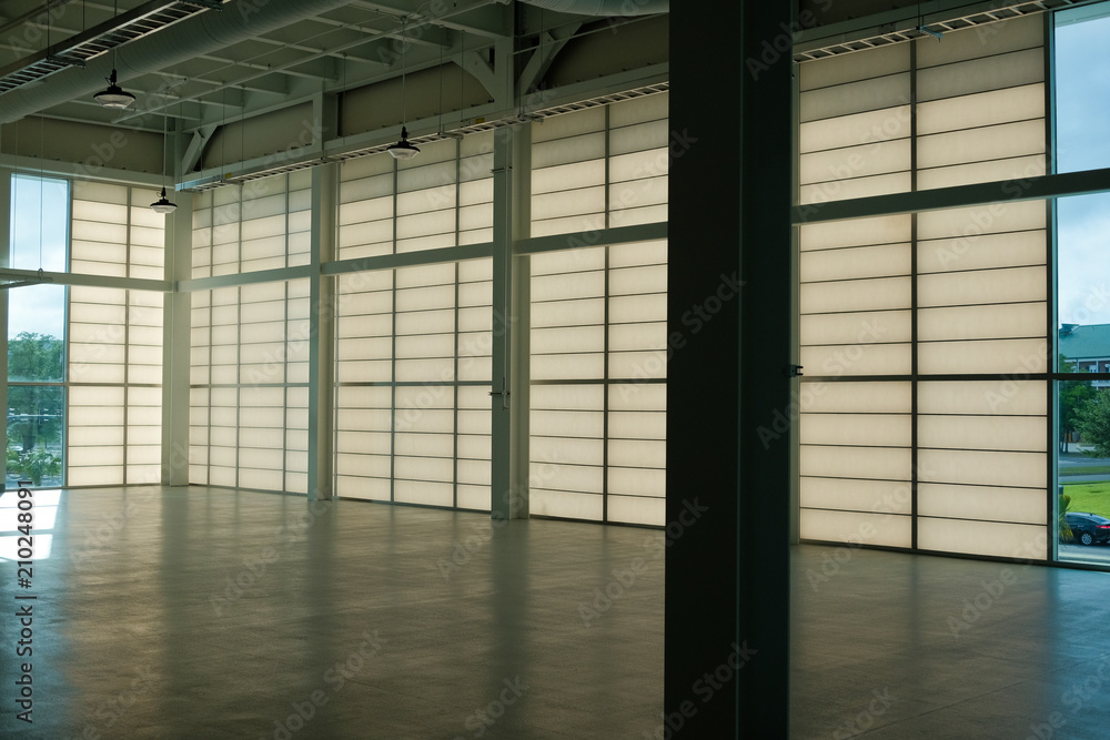 Warehouse Background for green-screen video. Stock Photo | Adobe Stock