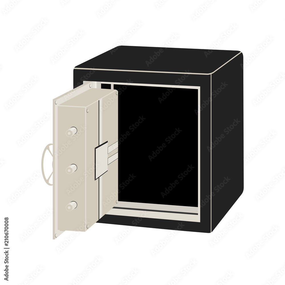 Open Safe Vector