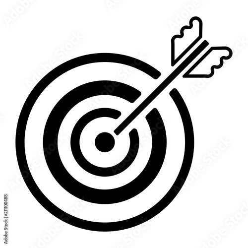 Icon - Zielscheibe Stock Vector | Adobe Stock