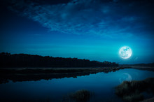 Moonlight Reflection Free Stock Photo - Public Domain Pictures