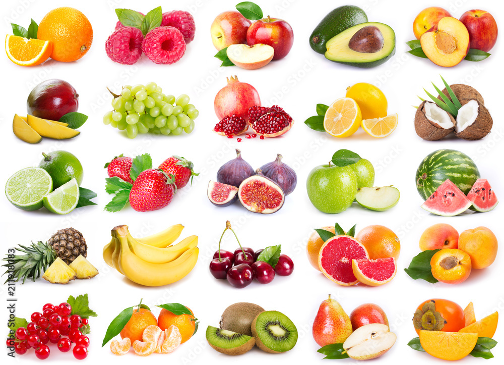 Collection of fresh fruits Stock Photo | Adobe Stock
