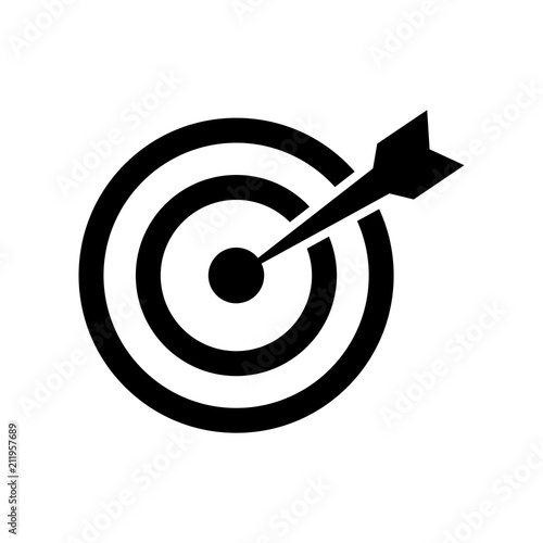 Target vector icon, goal symbol. Simple, flat design for web or mobile ... Target vector icon, goal symbol. Simple, flat design for web or mobile ...