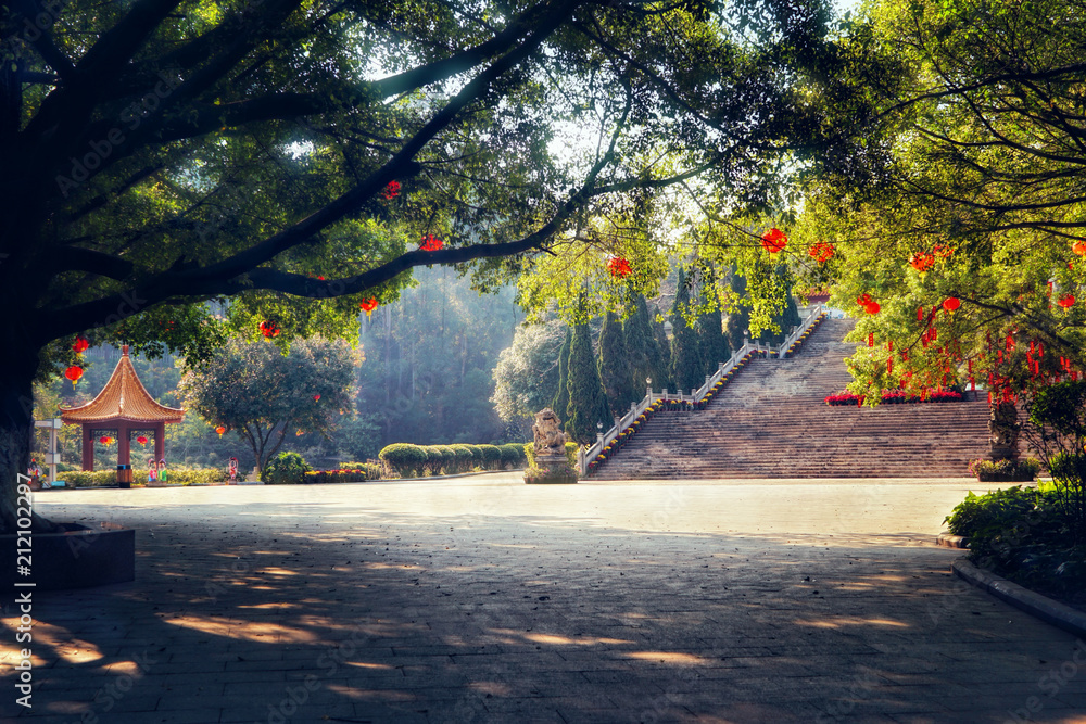 China, Foshan, San Shui Forest Park, at the foot of Kong Sheng ...