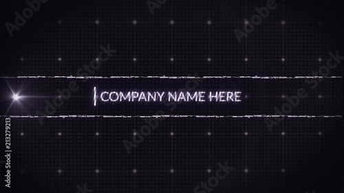 Gridded Futuristic Title Stock Template | Adobe Stock