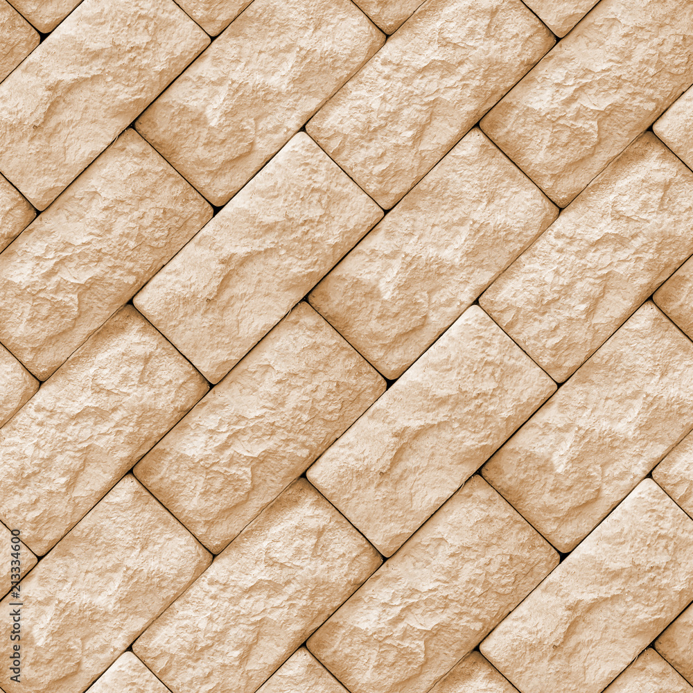 Seamless texture of wall stone blocks Stock Photo | Adobe Stock