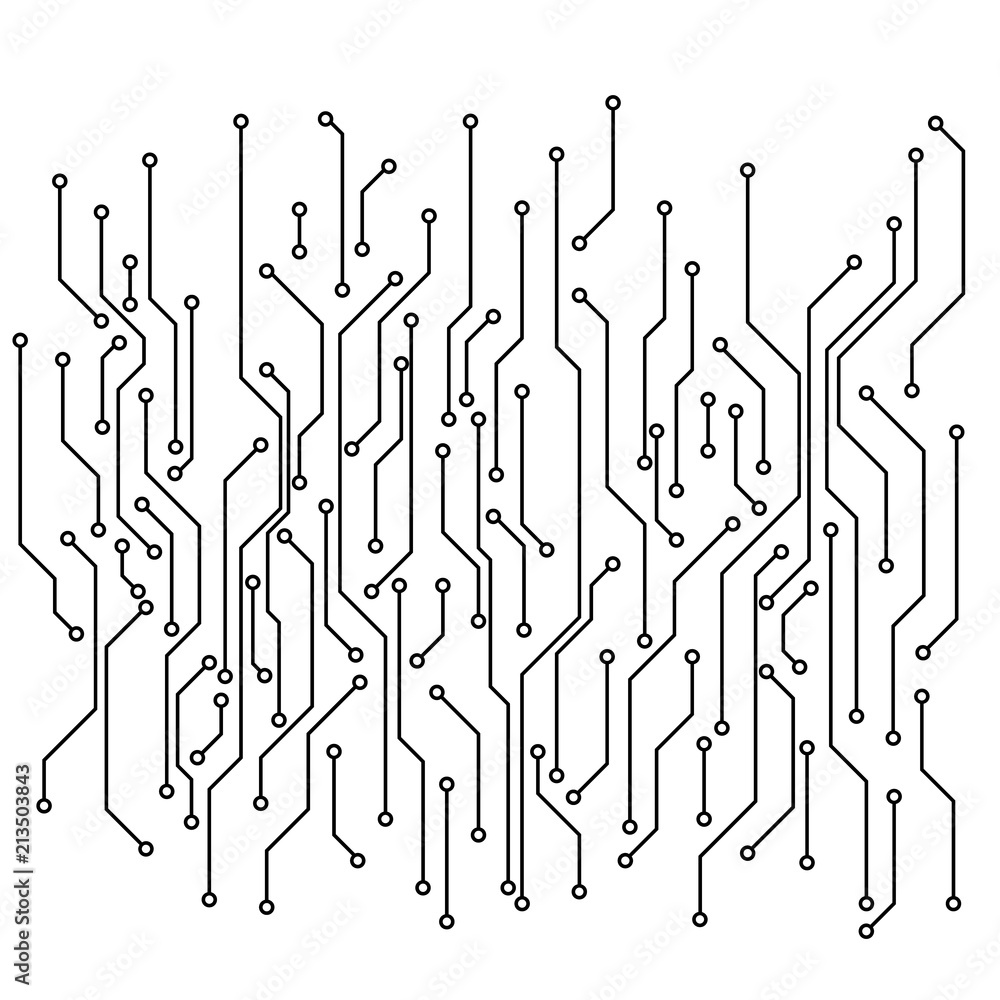 Circuit board pattern. Abstract technology circuit board background. Vector illustration Stock ...