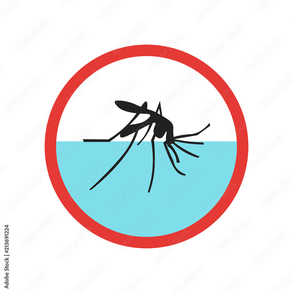 Malaria icon vector sign and symbol isolated on white background ...