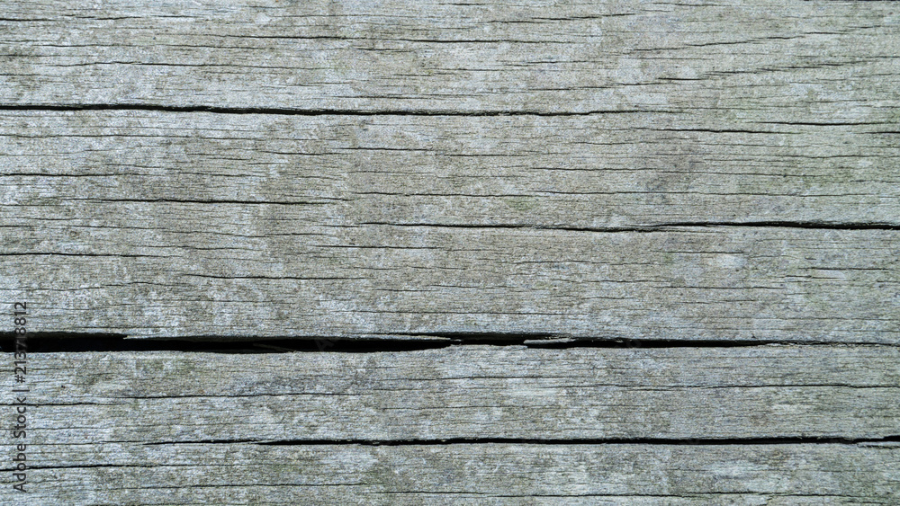 Gray horizontal wood texture with a long crack Stock Photo | Adobe Stock