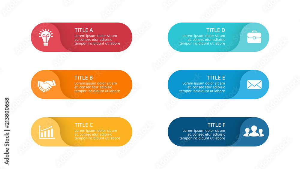 Vector circle arrows infographic, cycle diagram, labels graph, stickers ...